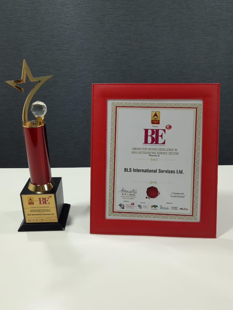 BLS International honoured with Brand Excellence Award 2019 - Sabguru ...