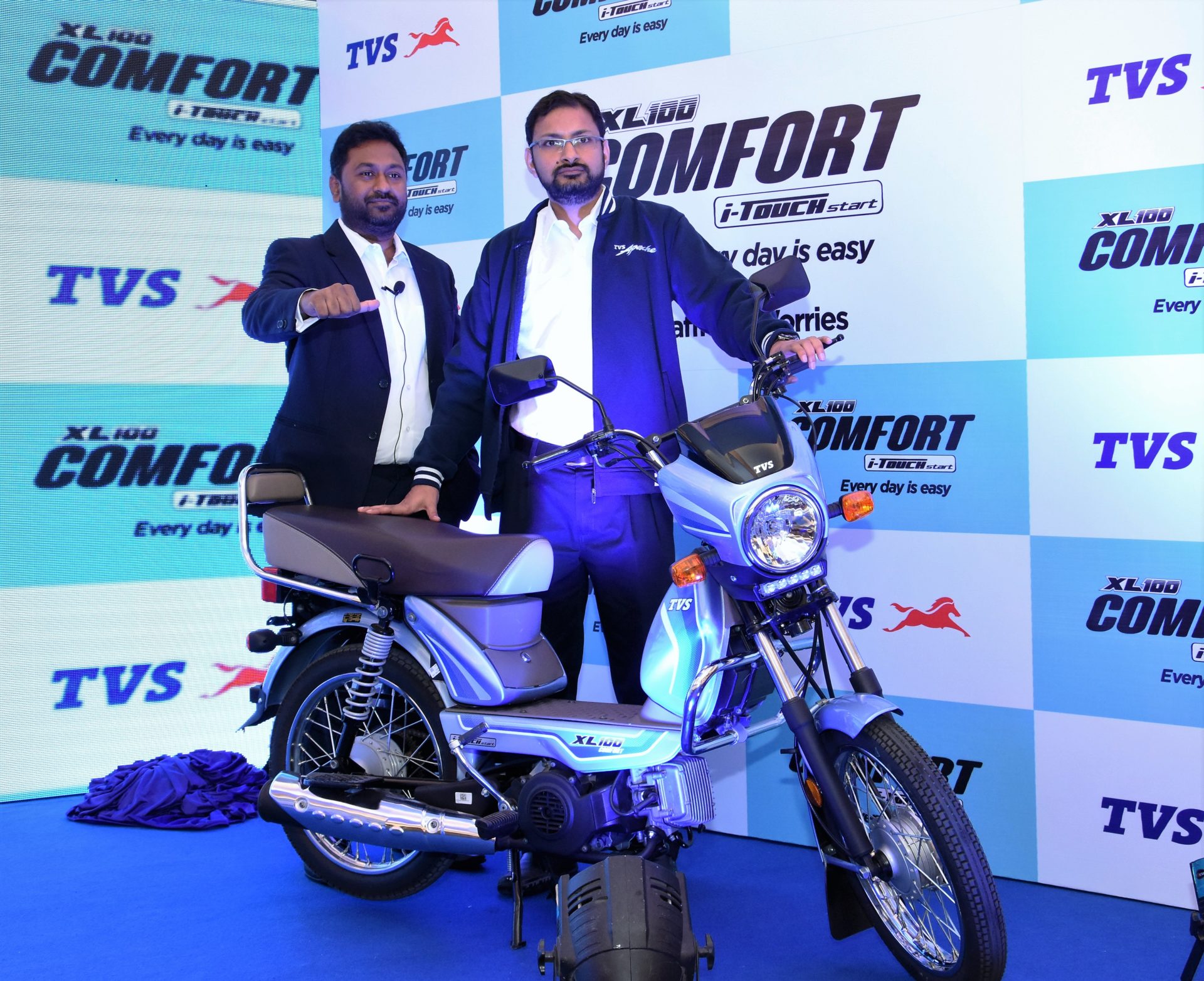 TVS Motor Company Launches TVS XL100 Comfort i Touchstart - Sabguru ...